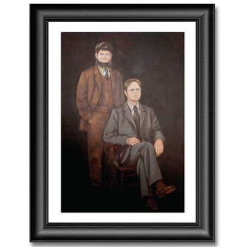 The Office Schrute Family Portrait Dwight and Mose Print - Etsy