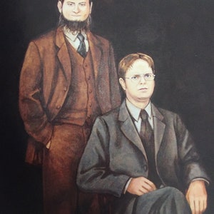 Dwight & Mose Schrute Poster 19"x13" Poster the Office Dunder Mifflin ...