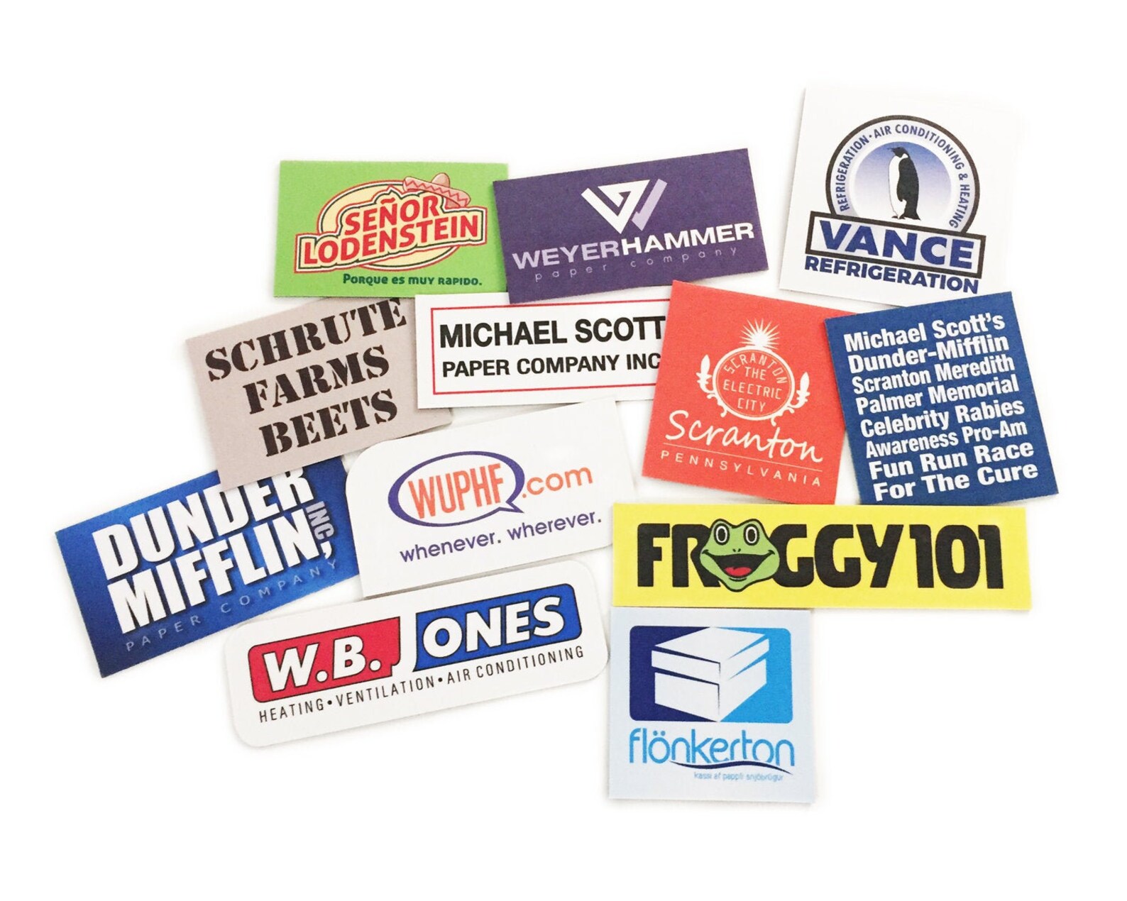 The Office Magnets 11 Total Dunder Mifflin | Etsy