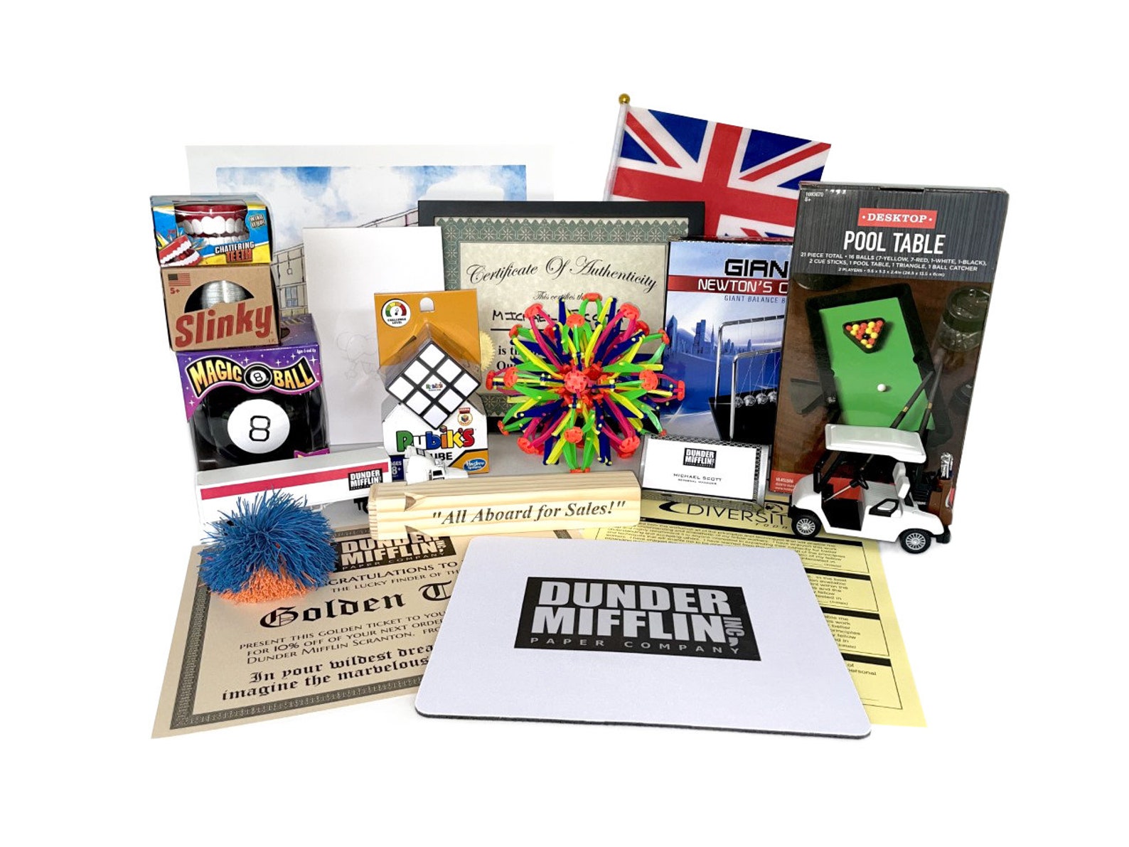 The Office Michael Scott Desk Toys Dunder Mifflin - Etsy