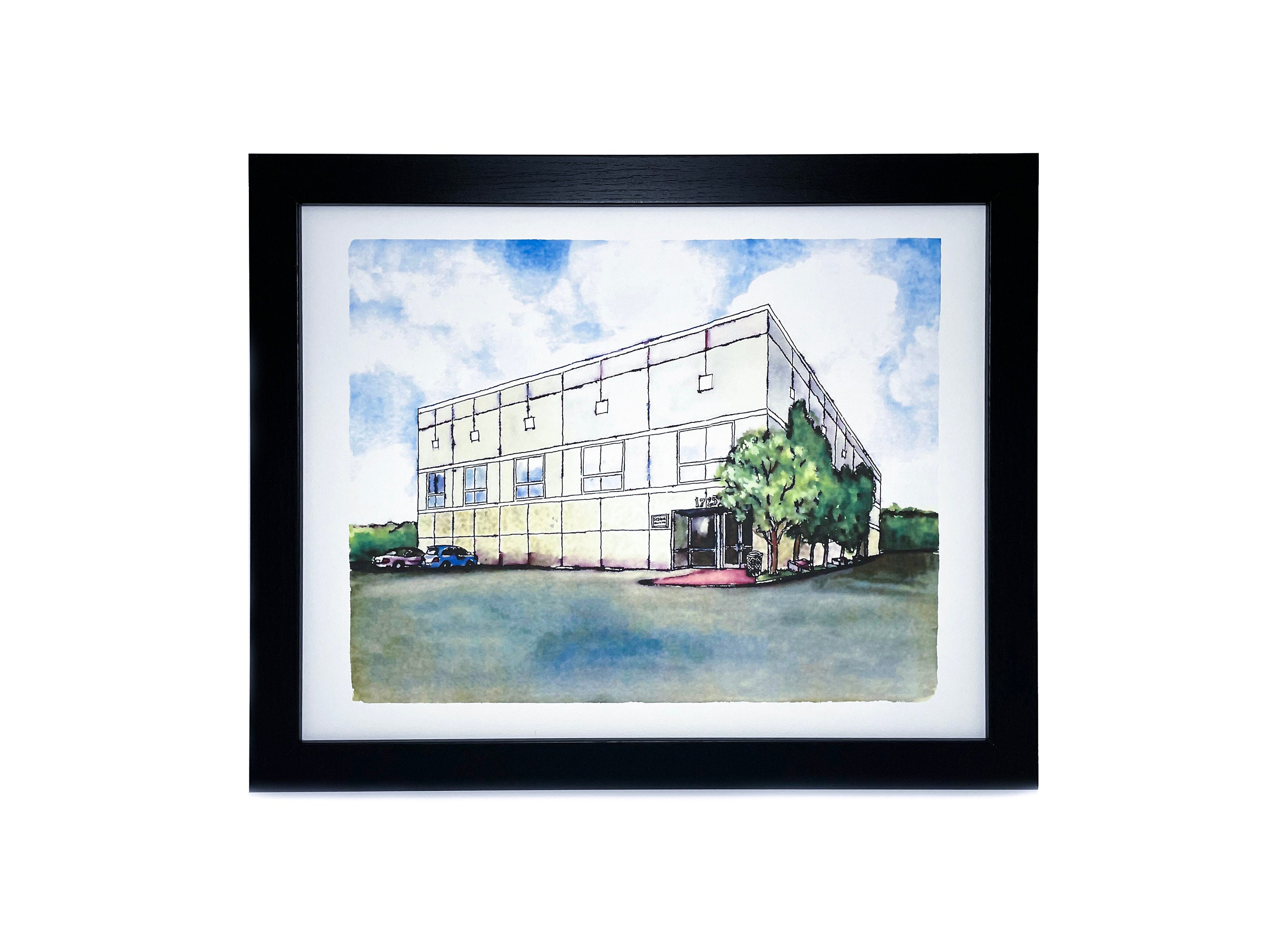 Pam's painting of the office store