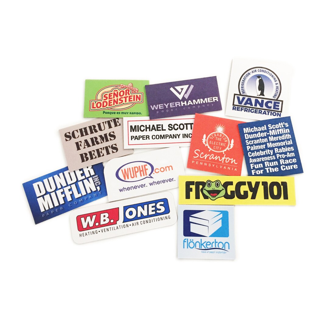 The Office Magnets 11 Total Dunder Mifflin - Etsy