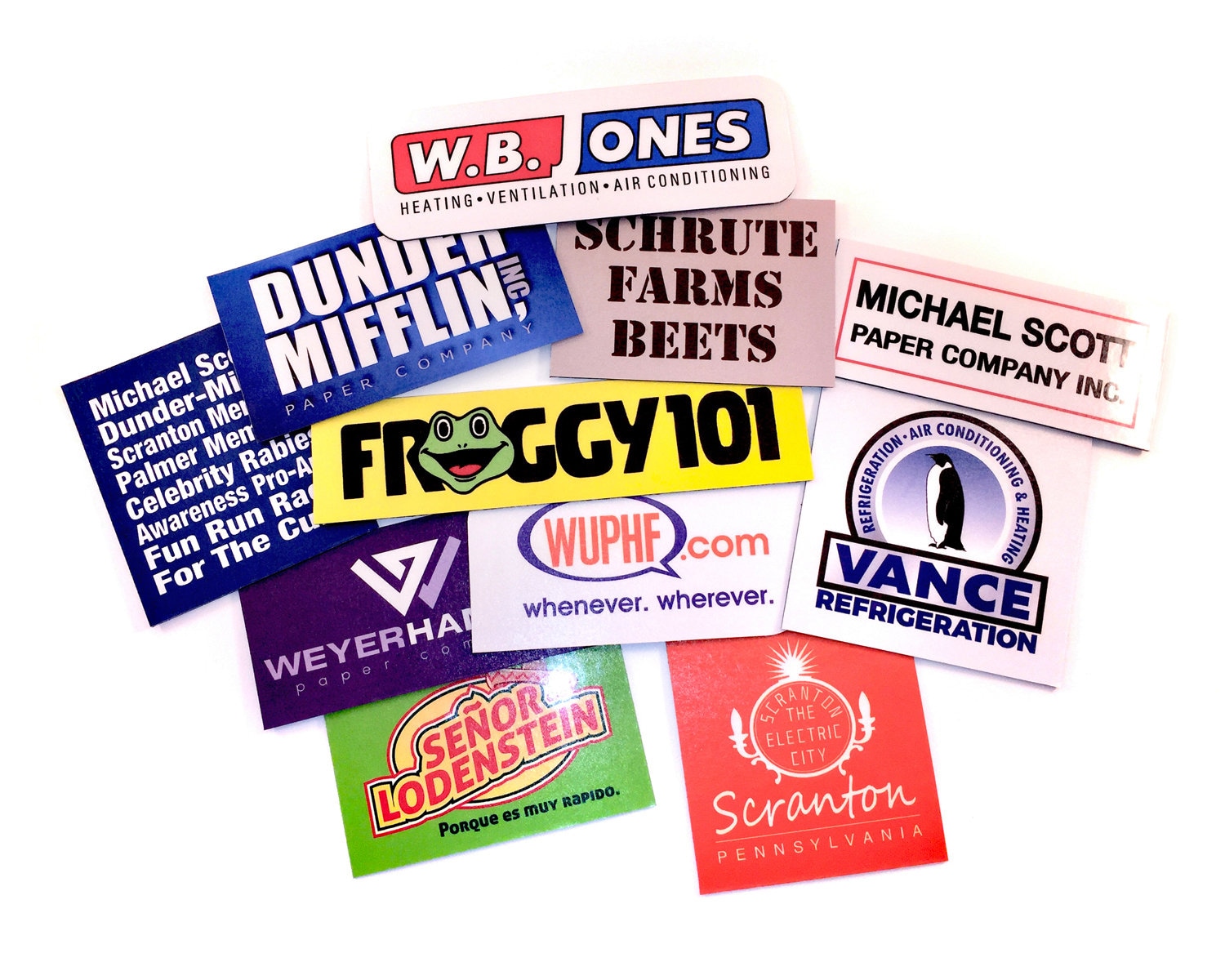 The Office Magnets 11 Total Dunder Mifflin | Etsy