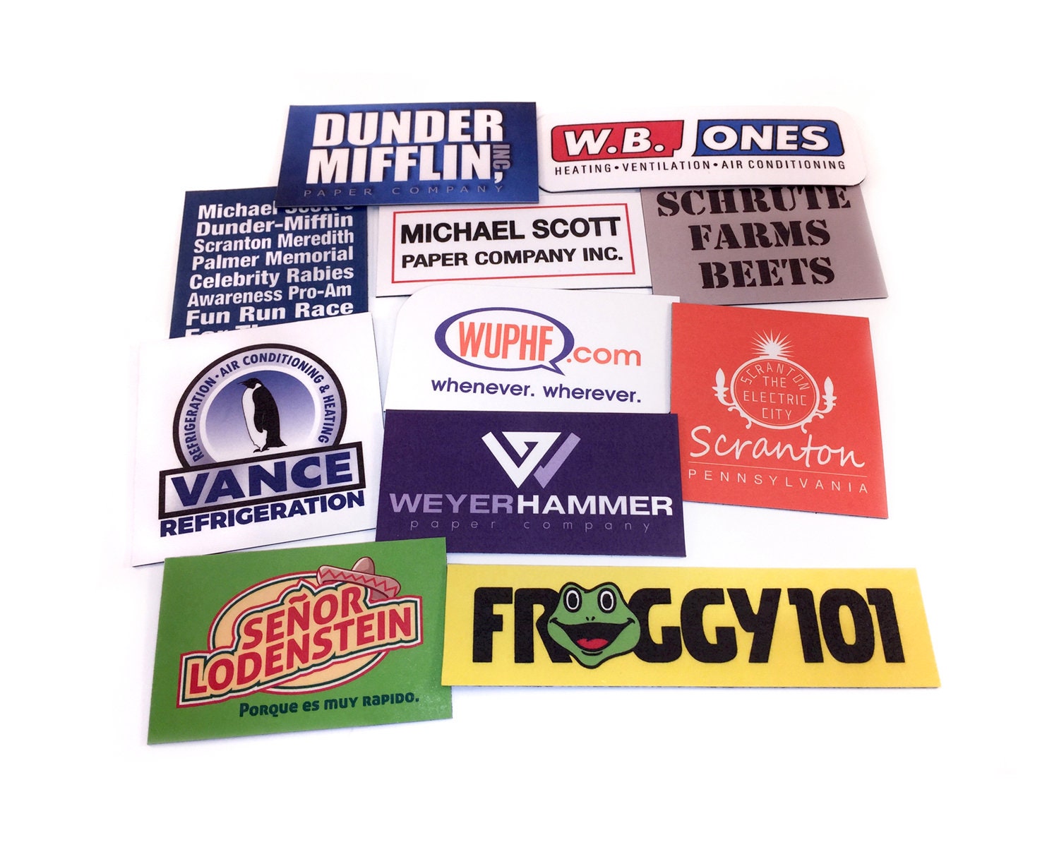 The Office Magnets 11 Total Dunder Mifflin | Etsy