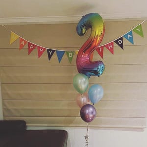 Happy Birthday Bunting - Etsy
