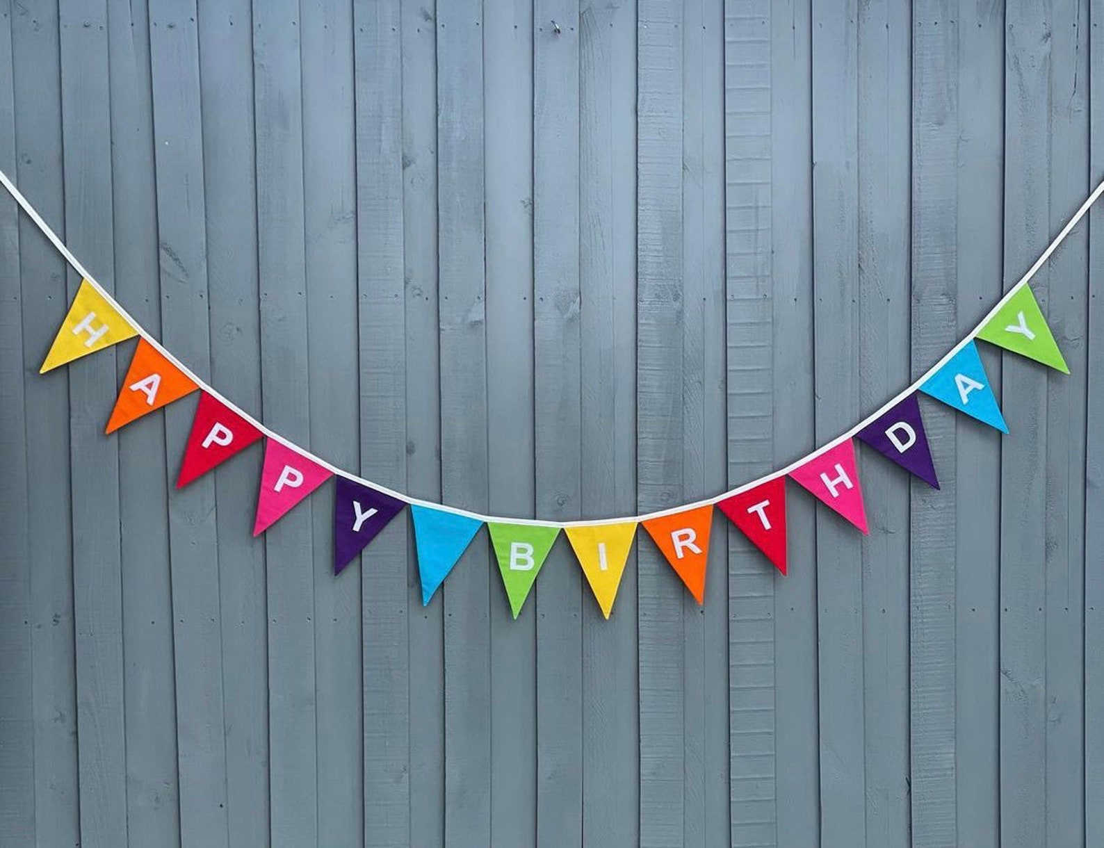 Happy Birthday Bunting - Etsy