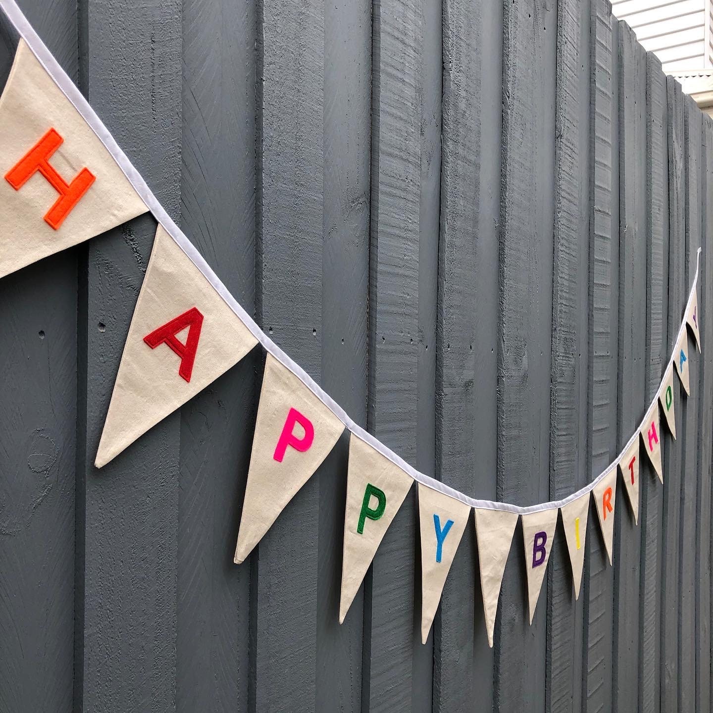 Happy Birthday Bunting - Etsy
