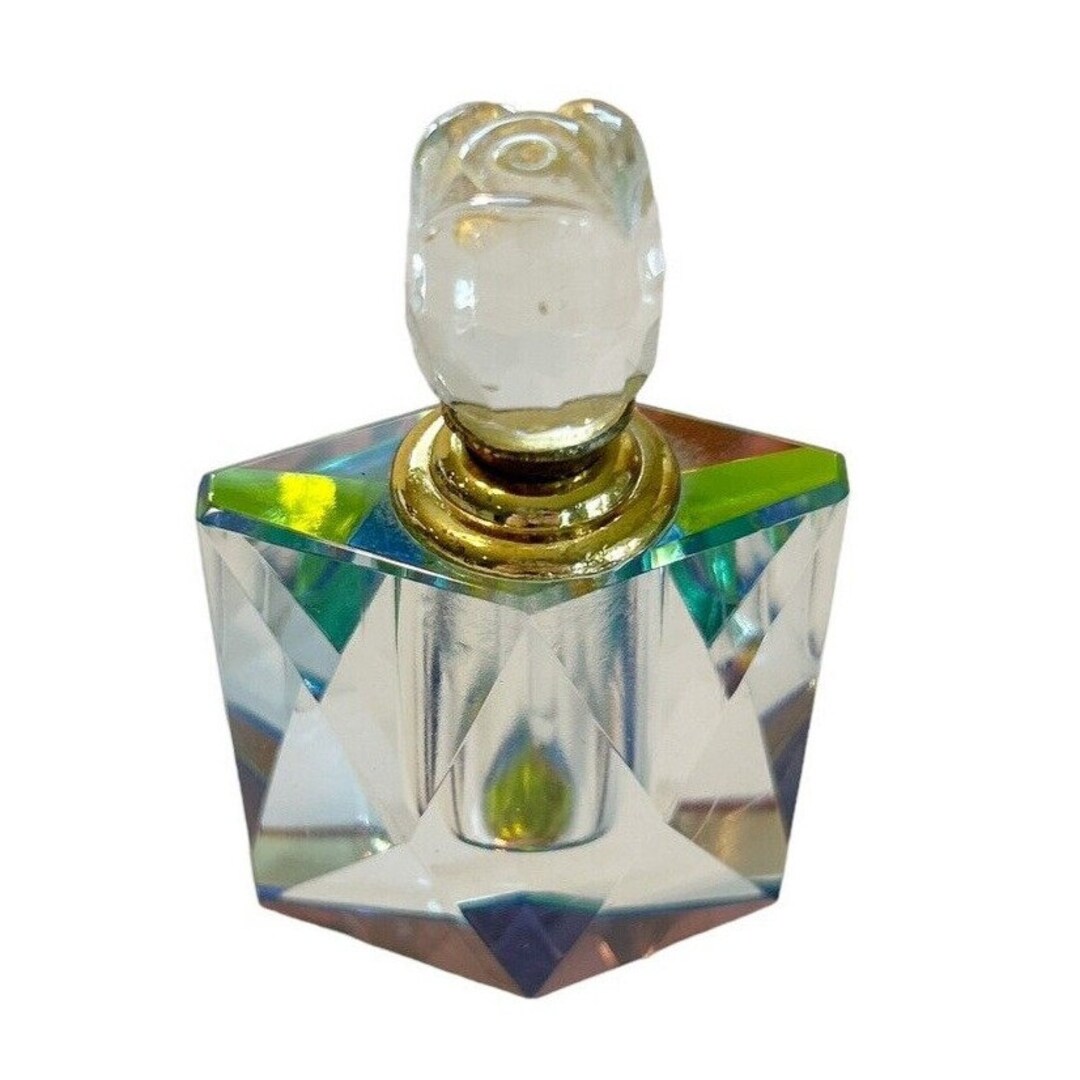 Cristalleria Ann Primrose Murano D' Arte Crystal Faceted Screwtop ...