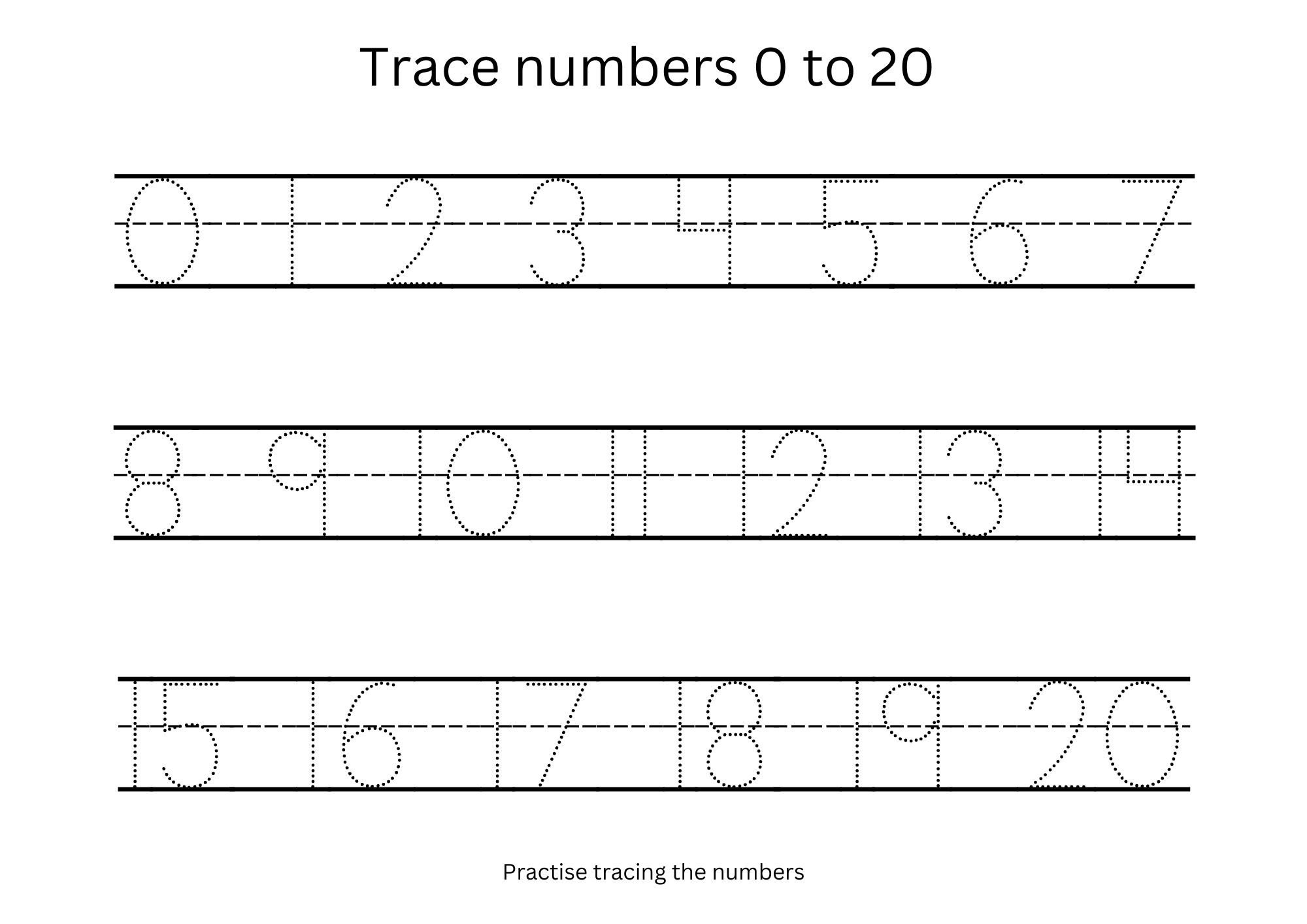 Custom Name Tracing Sheet, Numbers Tracing Sheet and Alphabet Tracing ...