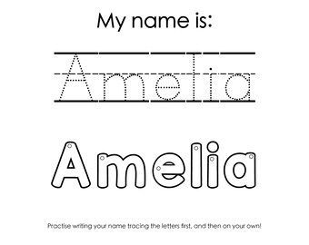 Name Amelia | Etsy