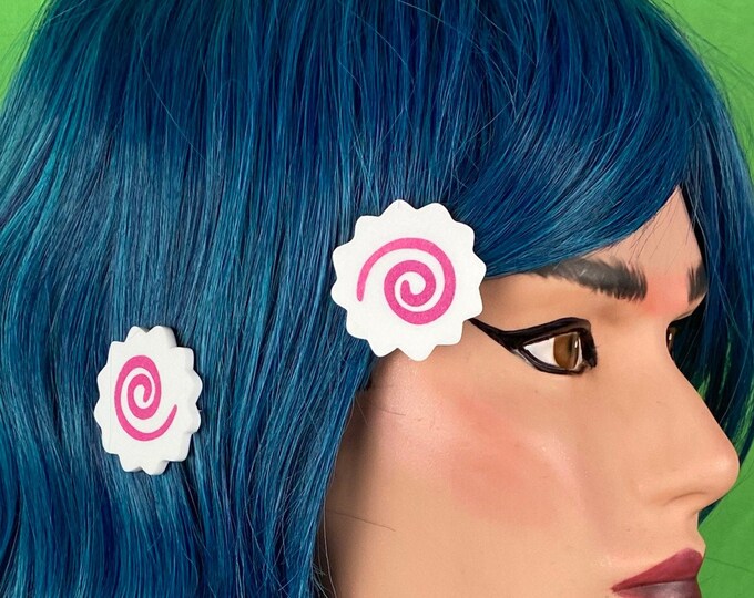 Narutomaki Hair Clips - Etsy