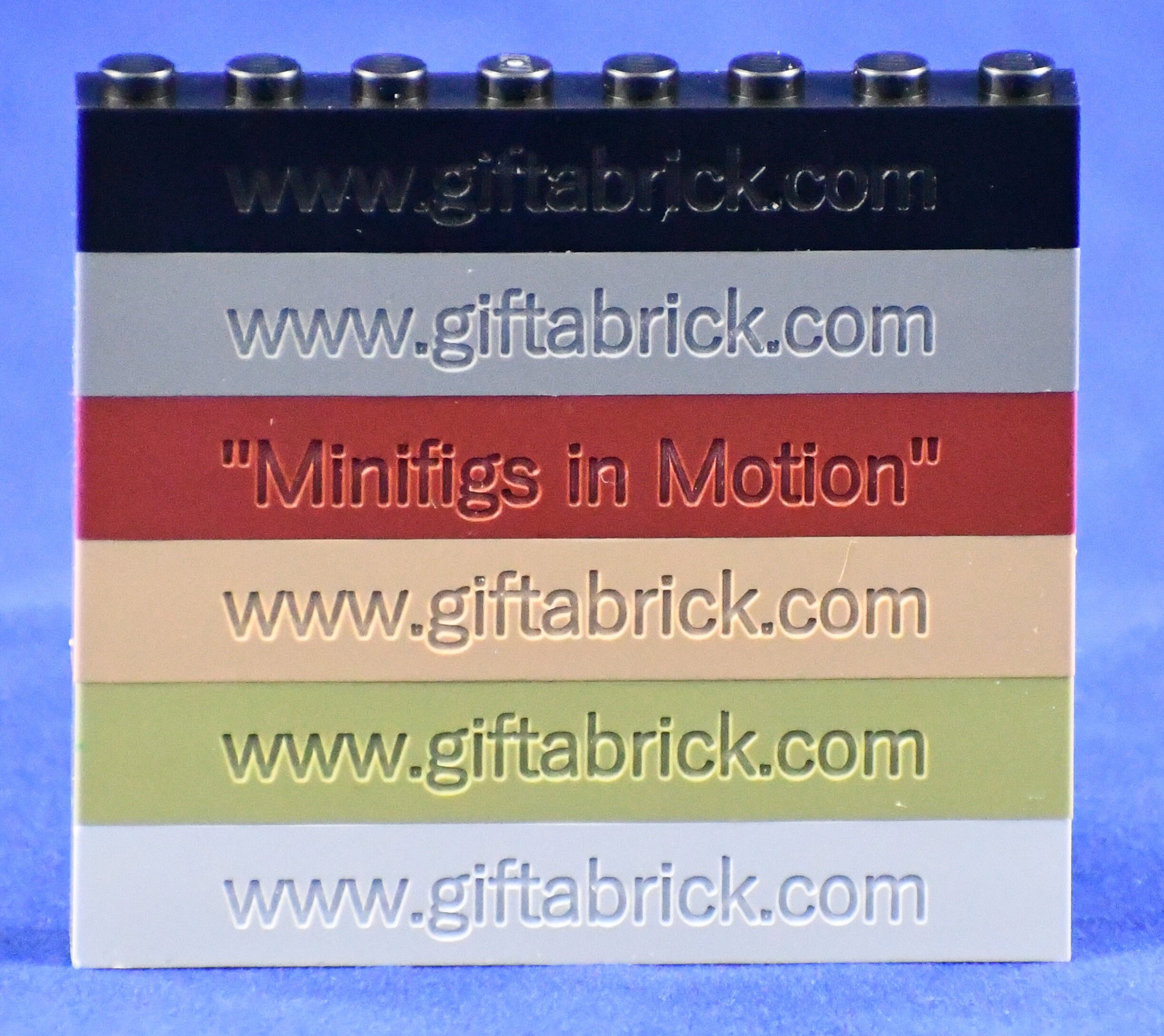 Custom Personalized Engraved LEGO Bricks 1x8 - Etsy
