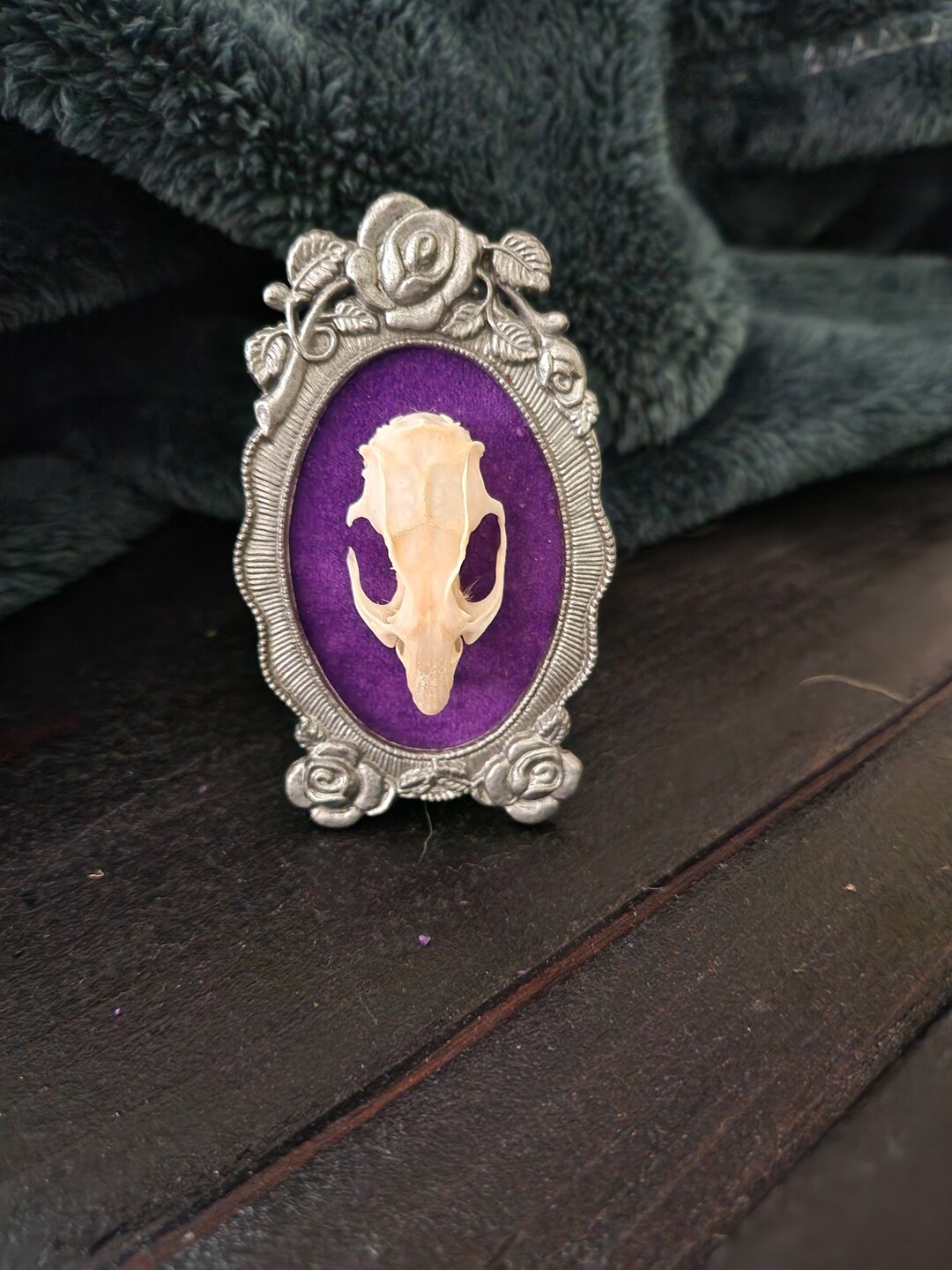 Annabelle Vintage Frame With Rat Skull - Etsy