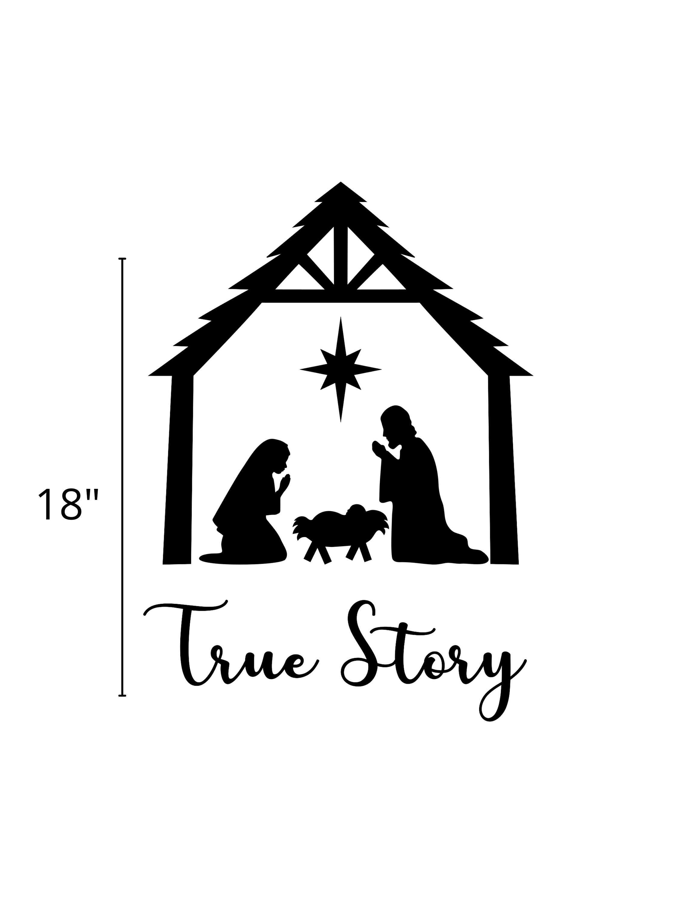 Nativity Metal Sign, Nativity Set, Nativity Scene, Manger Scene ...