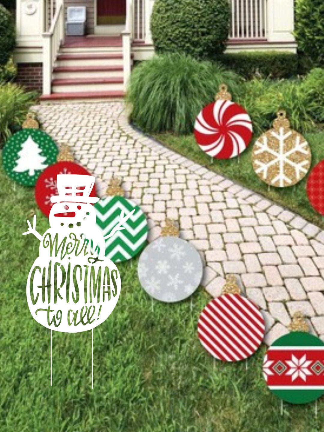 Snowman Metal Yard Sign, Snowman, Merry Christmas Snowman, Outdoor ...