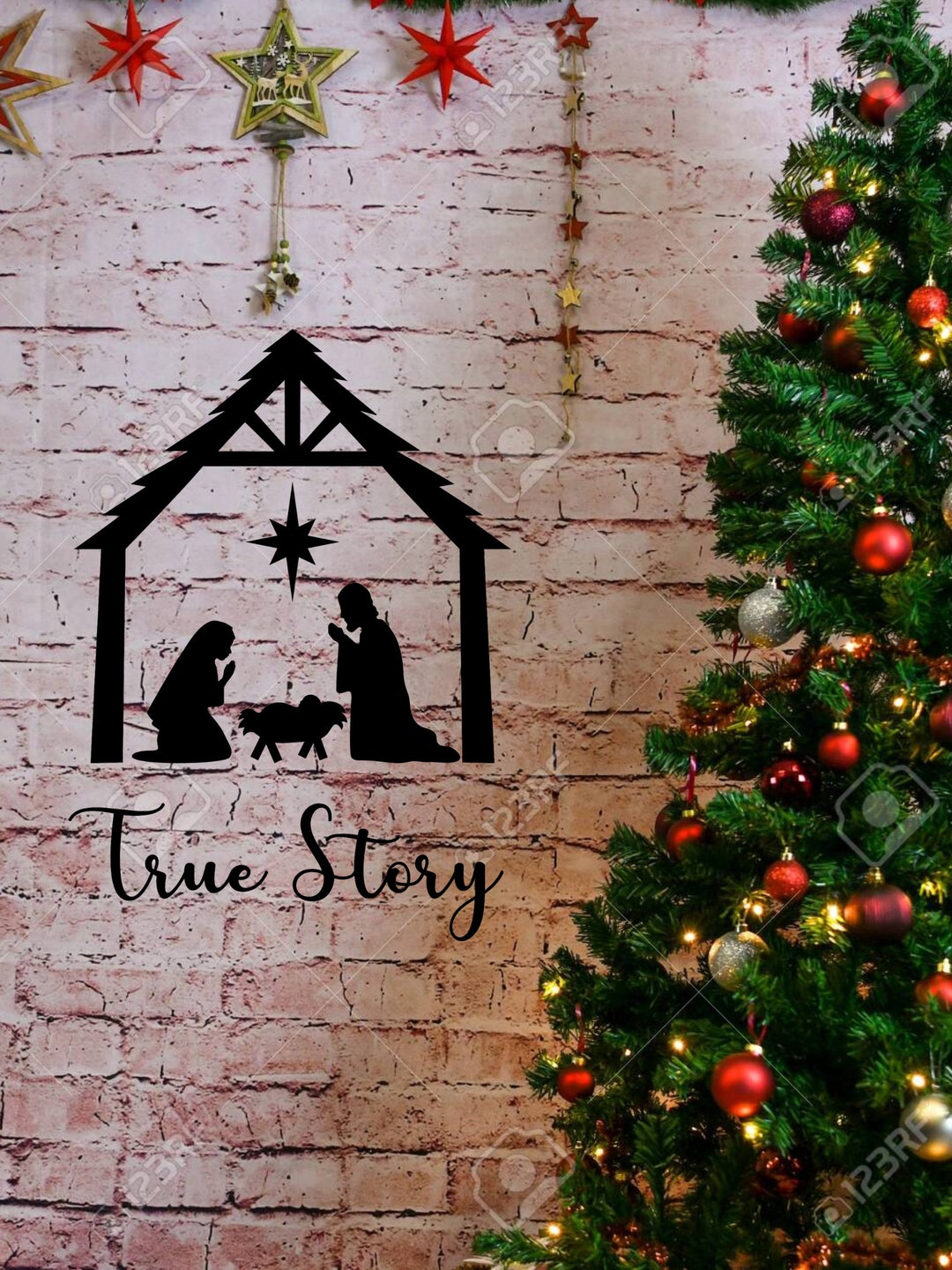 Nativity Metal Sign, Nativity Set, Nativity Scene, Manger Scene ...