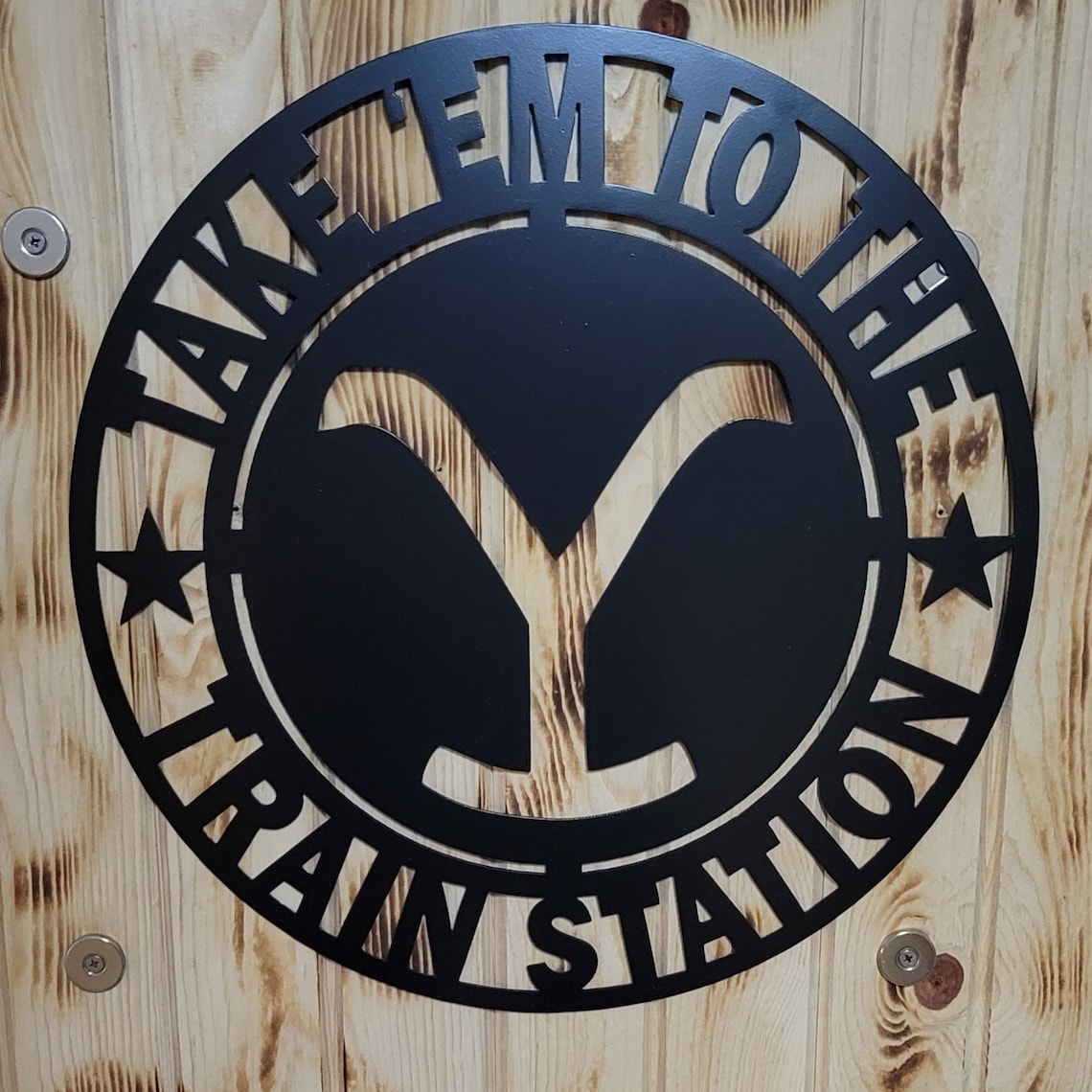 Take 'em to the Train Station Yellowstone TV Show Train | Etsy