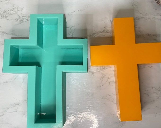 Wide Cross Mold Resin Crafts Christian Cross Wall Hanging Silicone ...