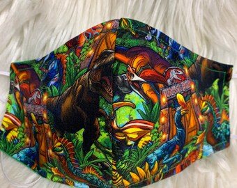 Jurassic Park Dinosaur Mask - Etsy