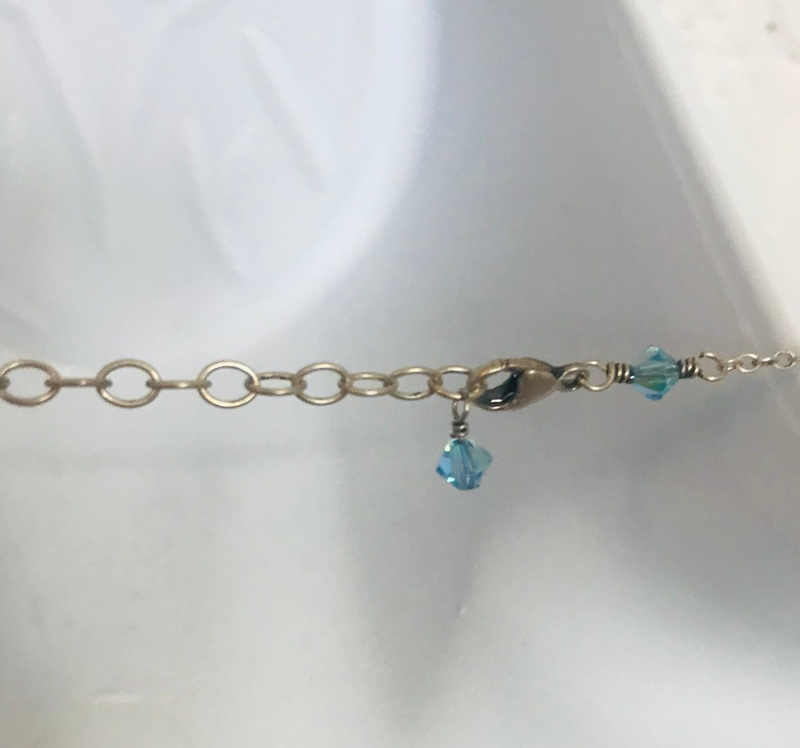 Antique Art Deco Aqua Rock Crystal Pendant Necklace Set in Sterling ...