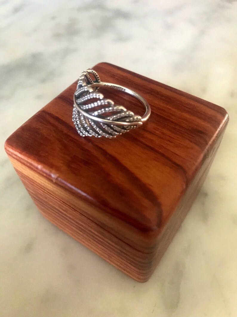 Vintage Pandora Light as a Feather 925 Silver Ring - Etsy