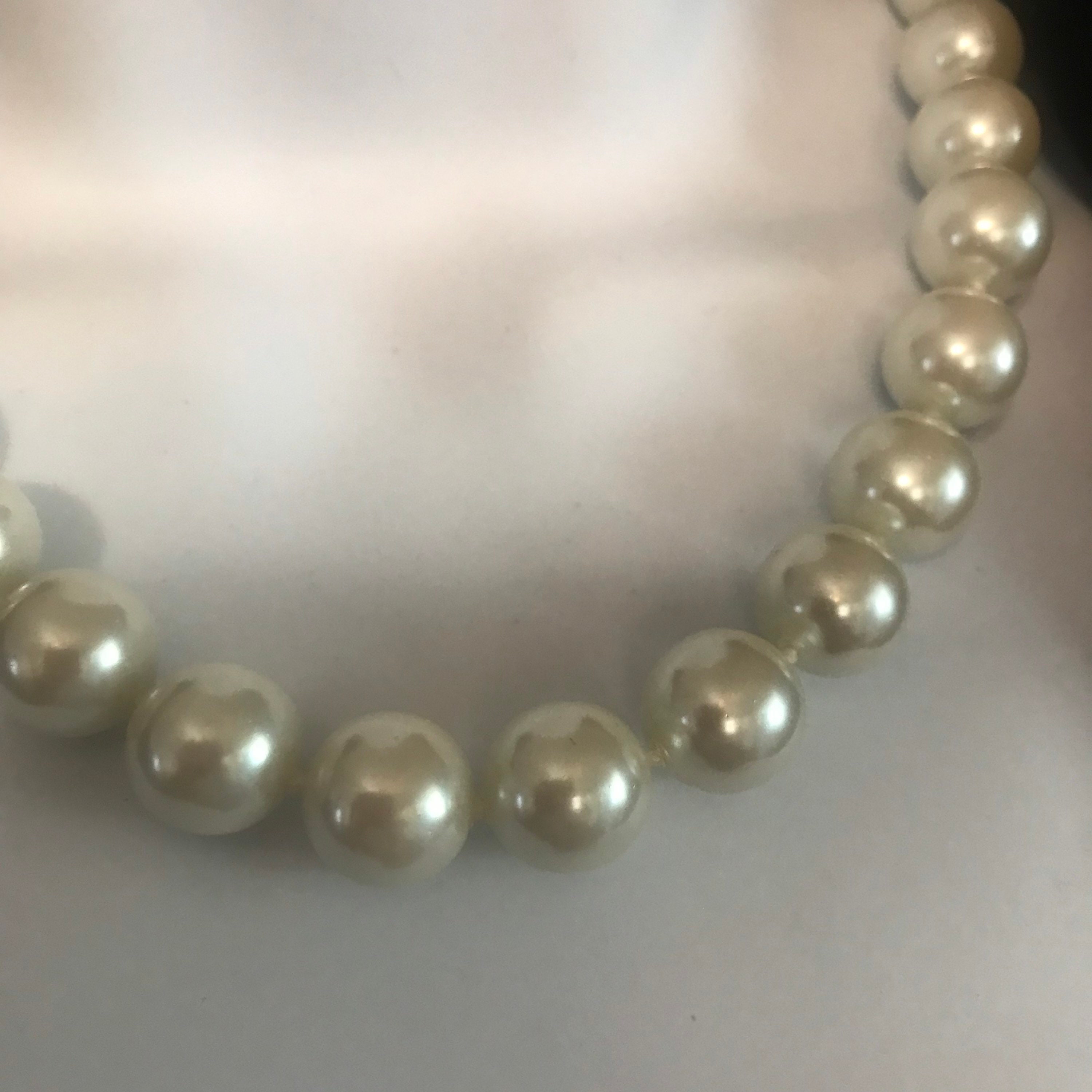 Vintage Kissaka Simulated Pearl Necklace and Earring Set - Etsy