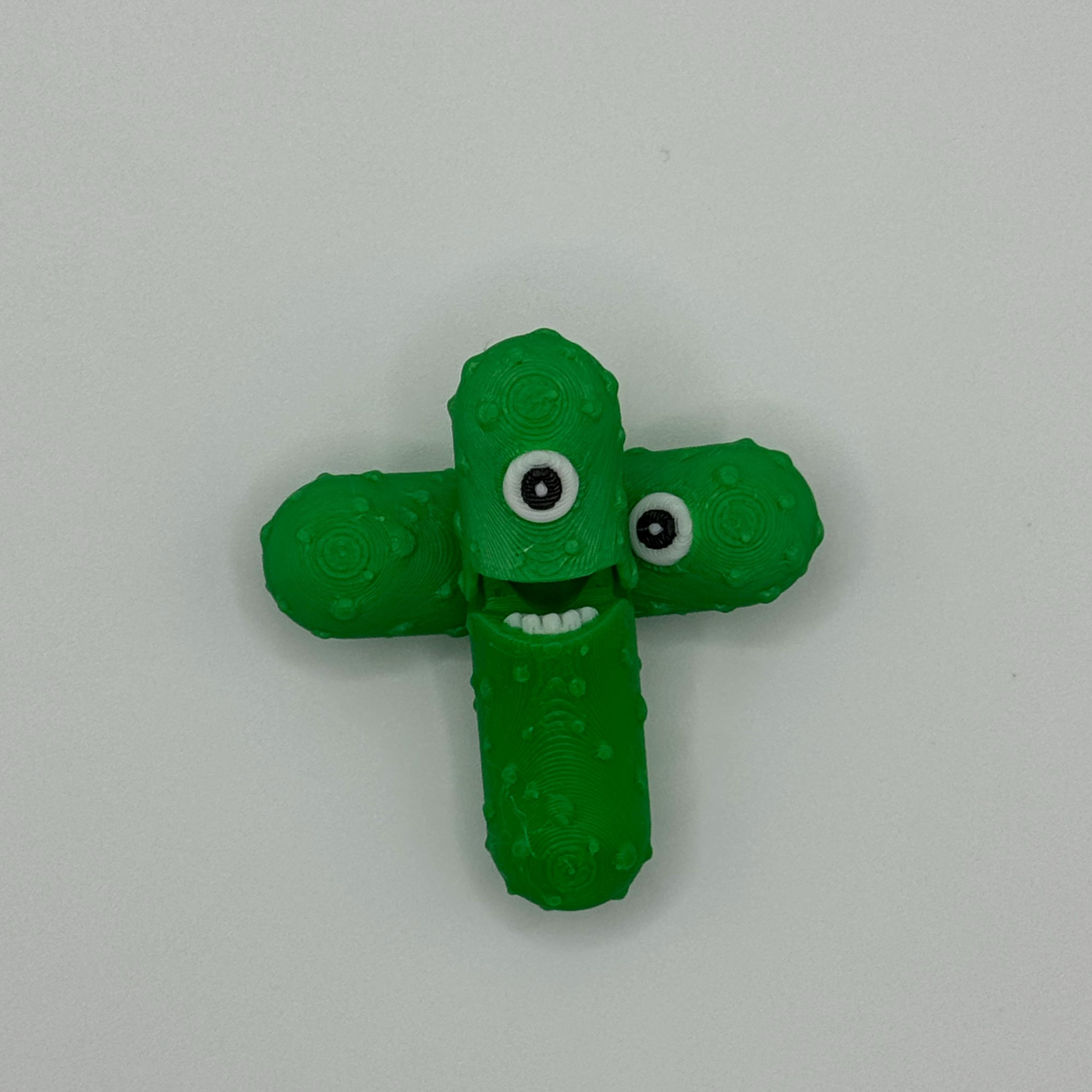 Articulating Pickle Keychain – Fun Flexible Pickle Fidget Toy, for Bags ...