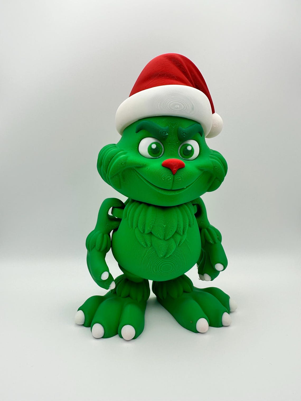 3D Printed Articulating Grinch Figurine Christmas/holiday/stress Relief ...