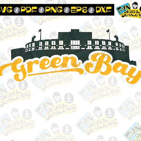 Green Bay Packers Svg - Etsy