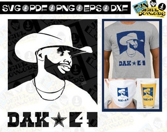 Dak Prescott Svg | Etsy