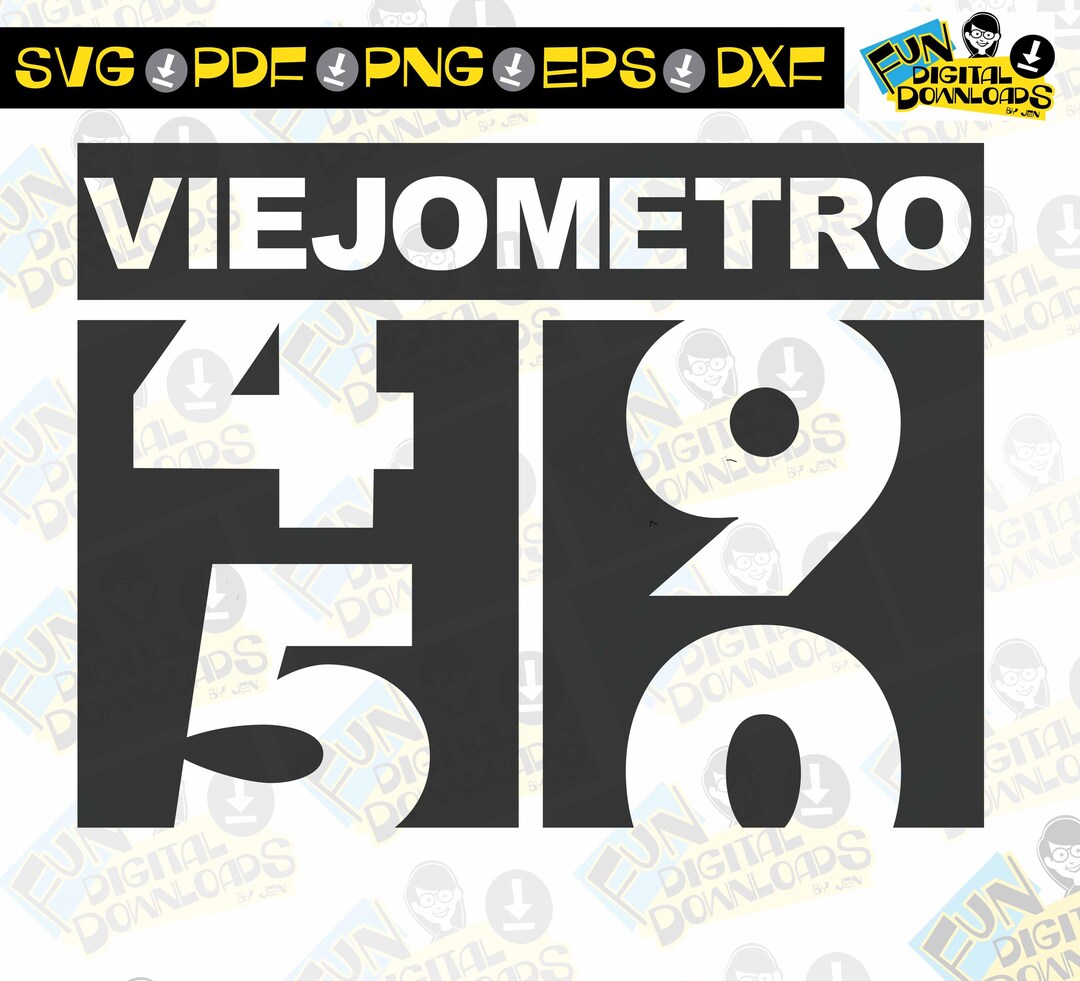 VIEJOMETRO 50, 50th Birthday Svg, Birthday Humor, Oldometer Shirt, 50th ...