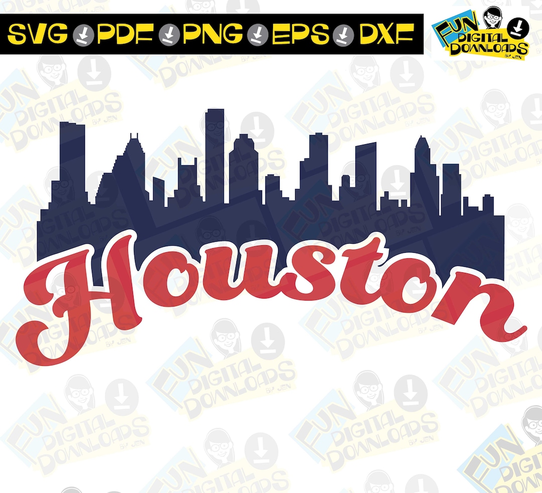 Houston SVG, Houston Skyline, Houston Png - Etsy