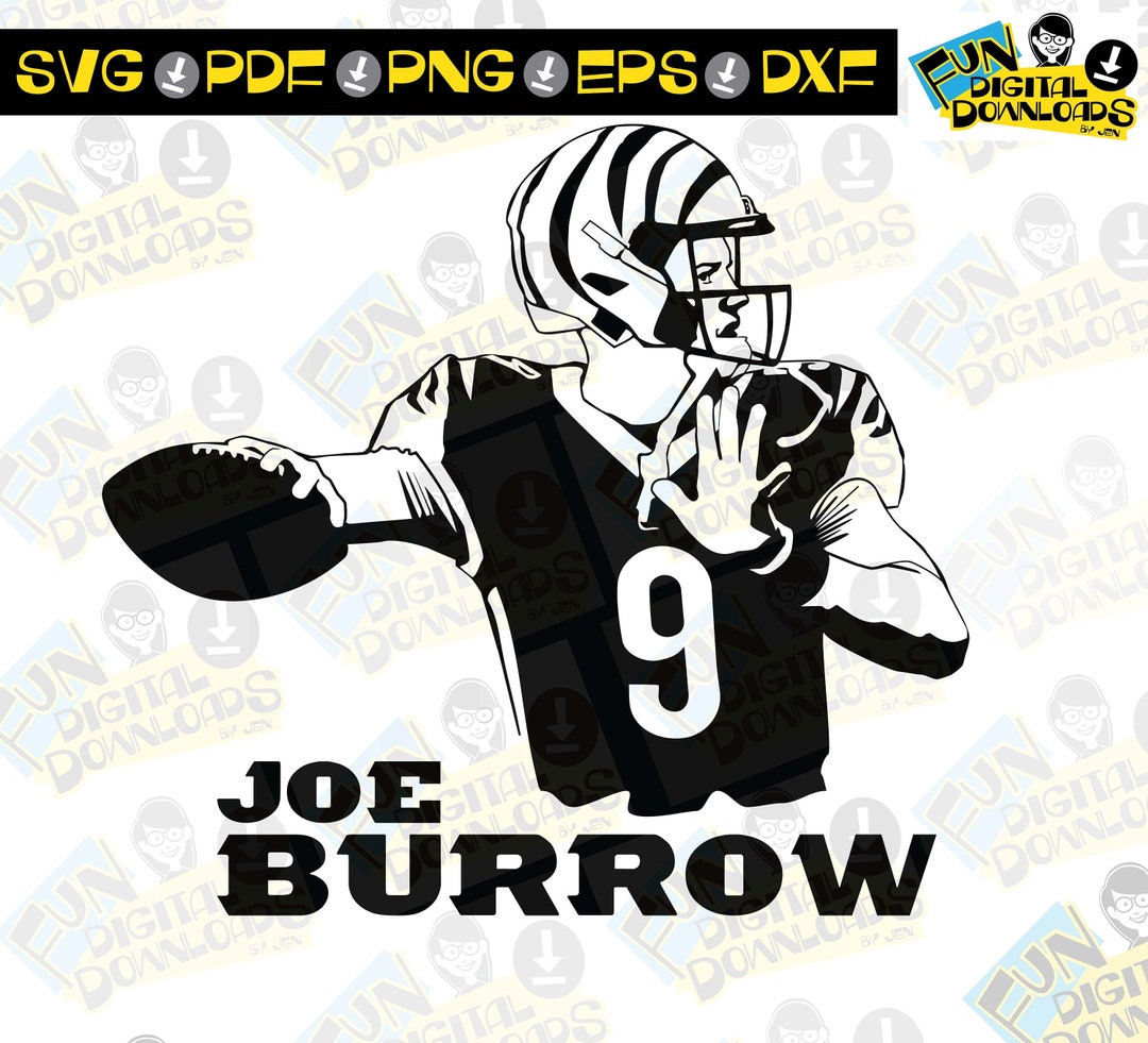 Joe Burrow SVG - Burrow Svg, Cincinnati Svg, Joe Burrow Cricut, Bengals ...