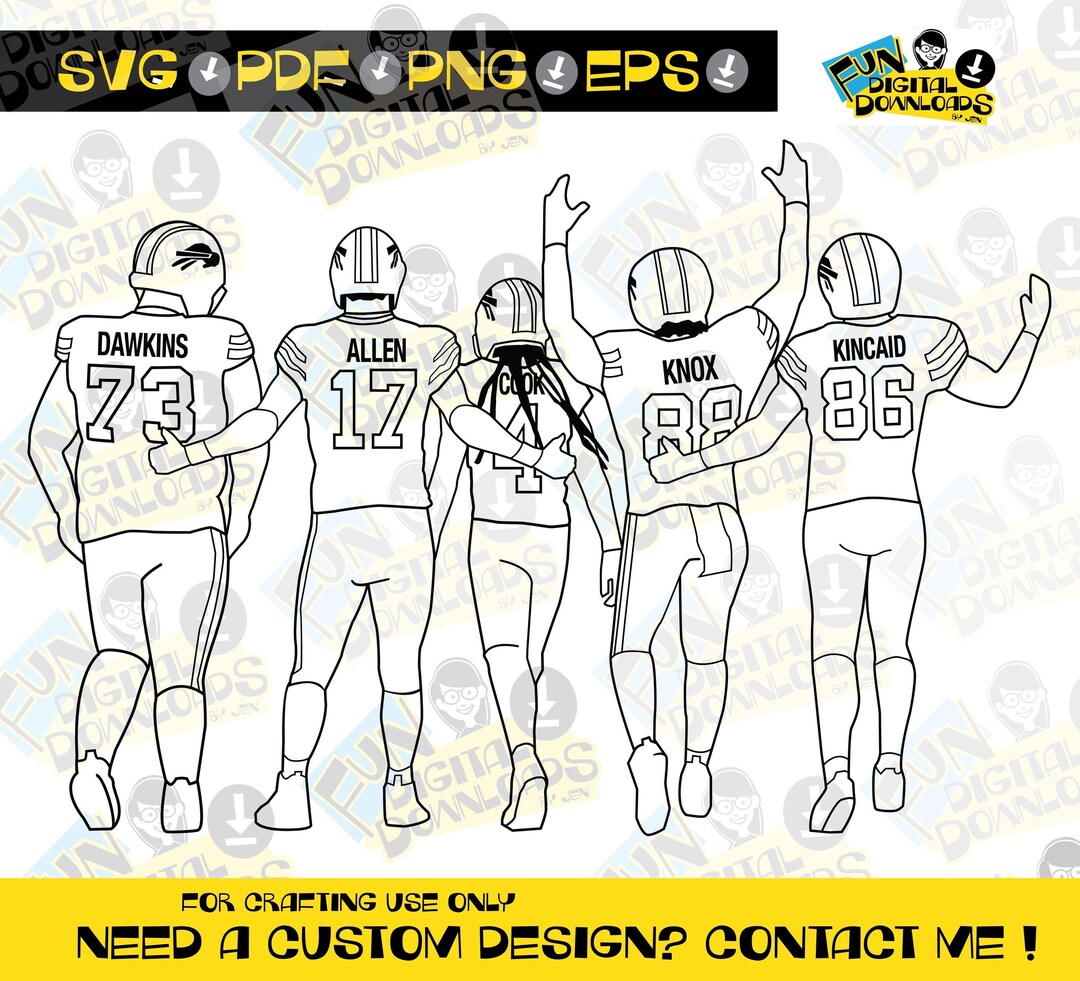 Dawkins, Allen, Cook, Knox, Kincaid Svg, Allen for Cricut, Allen ...