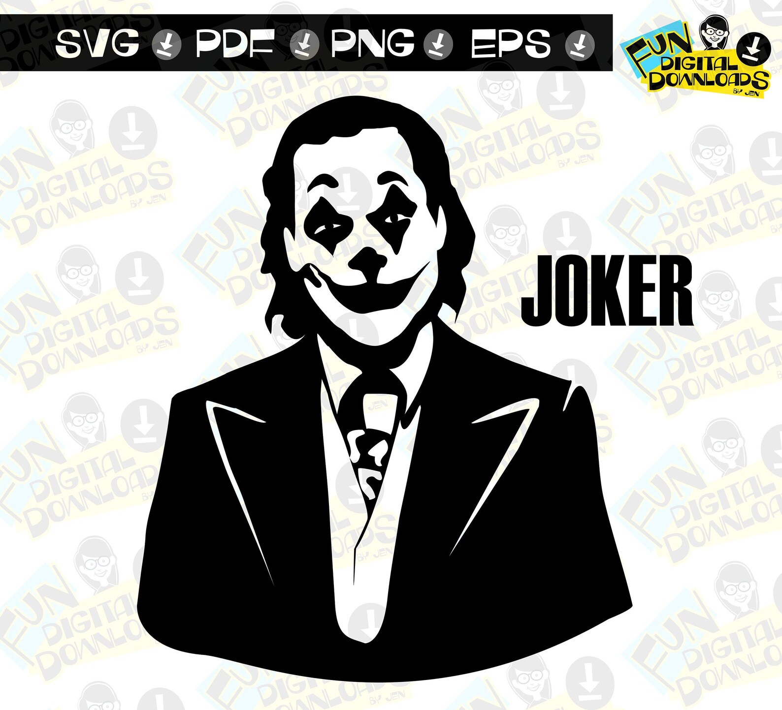 Joker Joker Vector Art Joker Movie Joker Academy Awards - Etsy