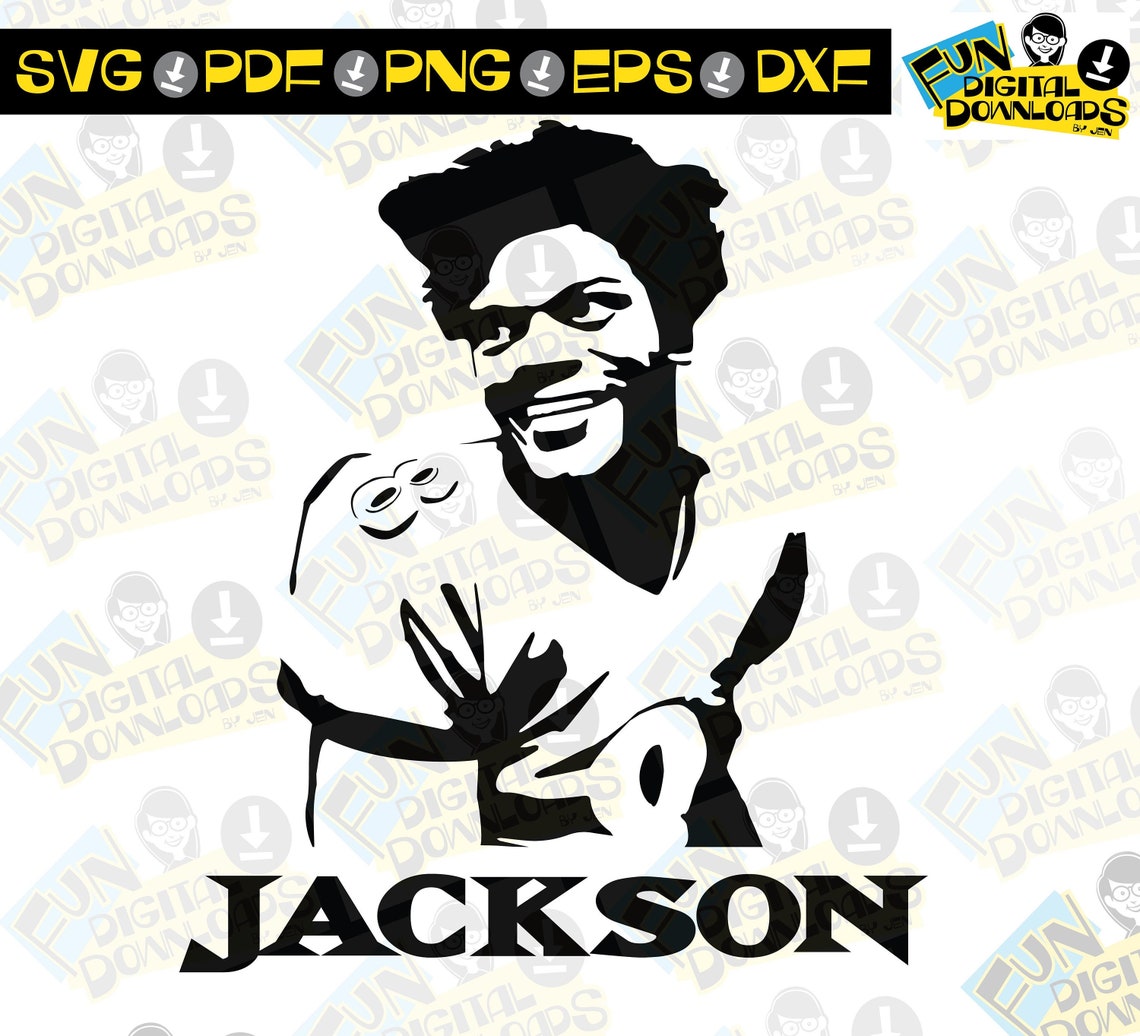 Lamar Jackson SVG Lamar Jackson Baltimore Svg Heat - Etsy