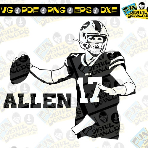 Josh Allen SVG Josh Allen for Cricut Josh Allen Cut File - Etsy