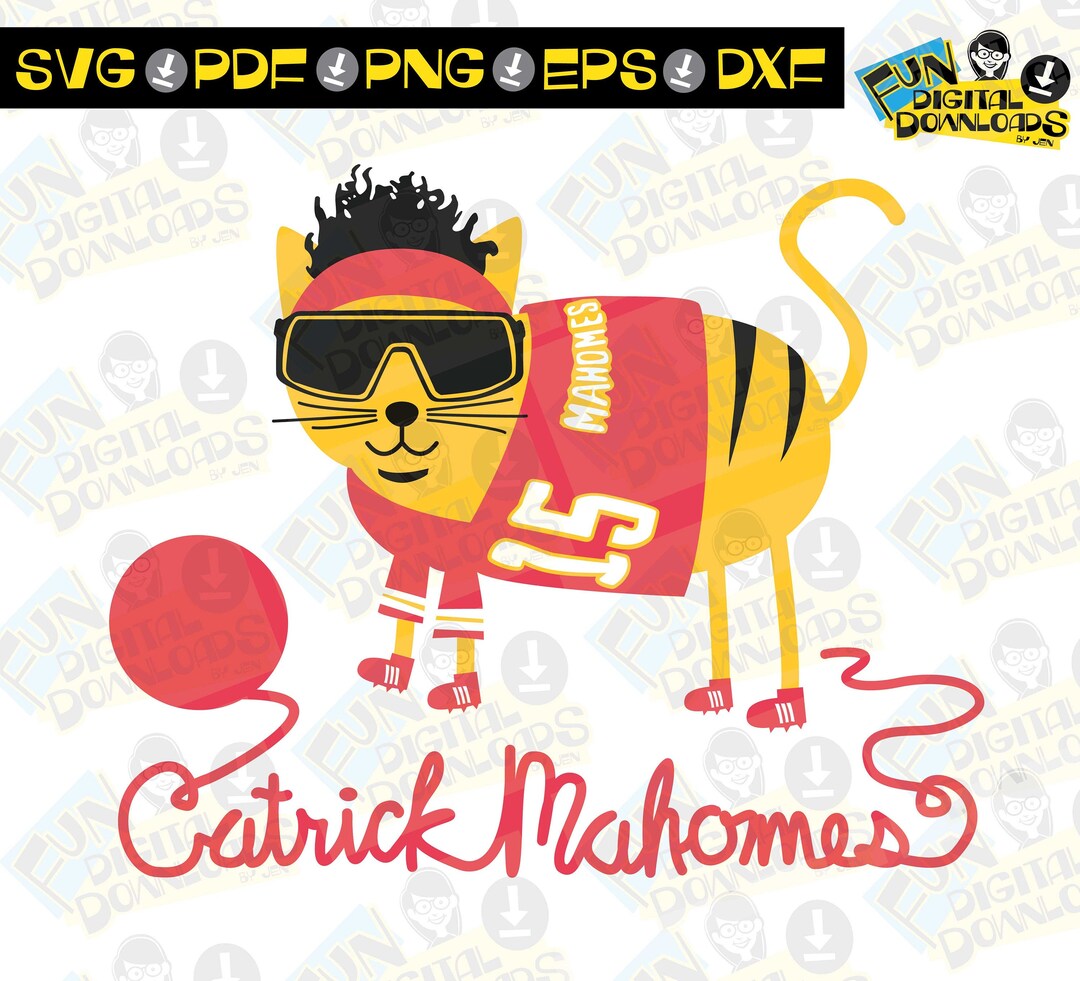 Catrick Mahomes SVG, Color & Black Cut Files - Mahomes SVG, Mahomes ...