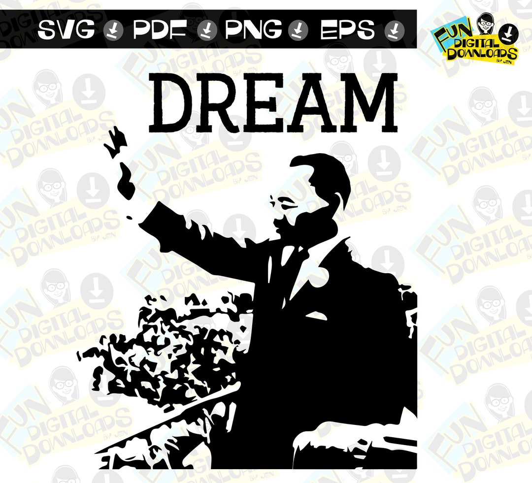 Martin Luther King SVG - MLK SVG - I Have a Dream, Svg Cricut ...