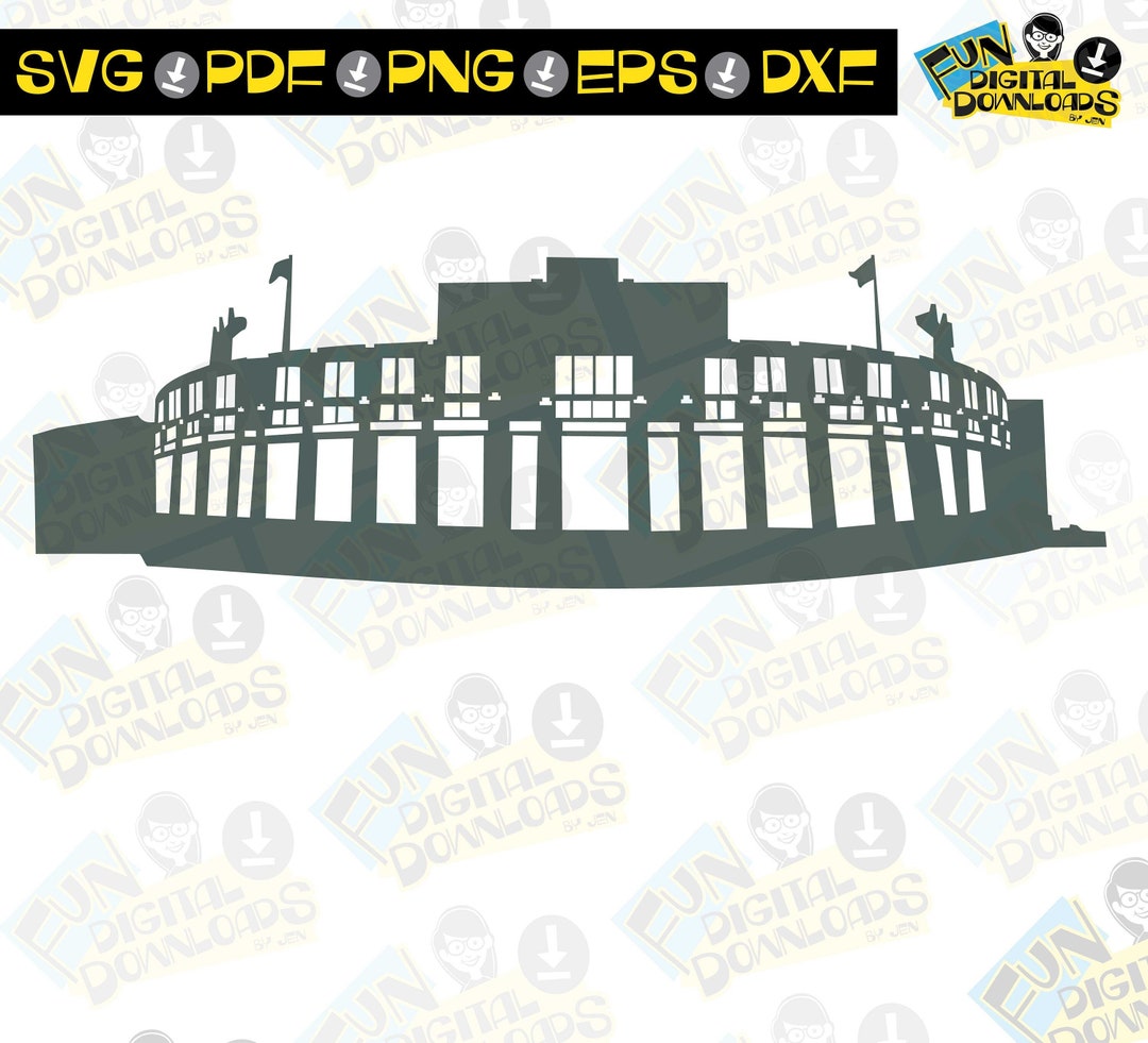 Stadium Green Bay Cut File Includes Green and White Files - Etsy