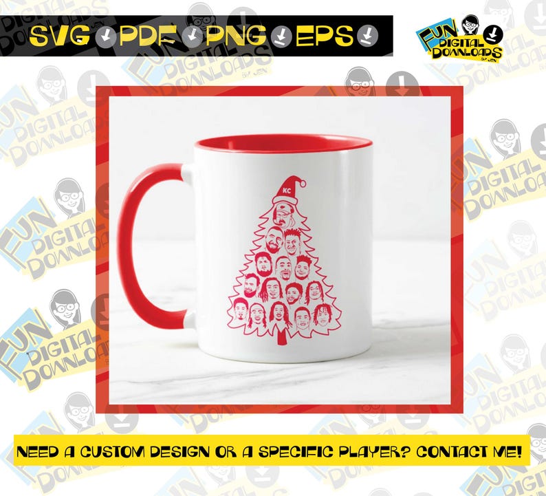 2025- 2026 Season KC Christmas Tree Svg for Crafting, Kansas City ...