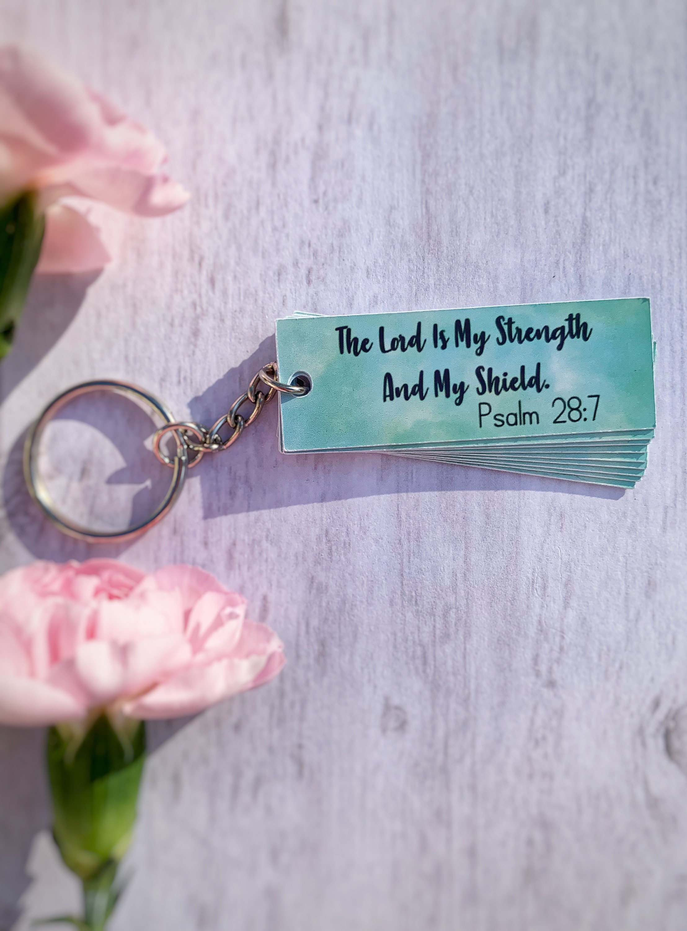 Keychain Scriptures Bible Verses Christian Gifts Travel - Etsy