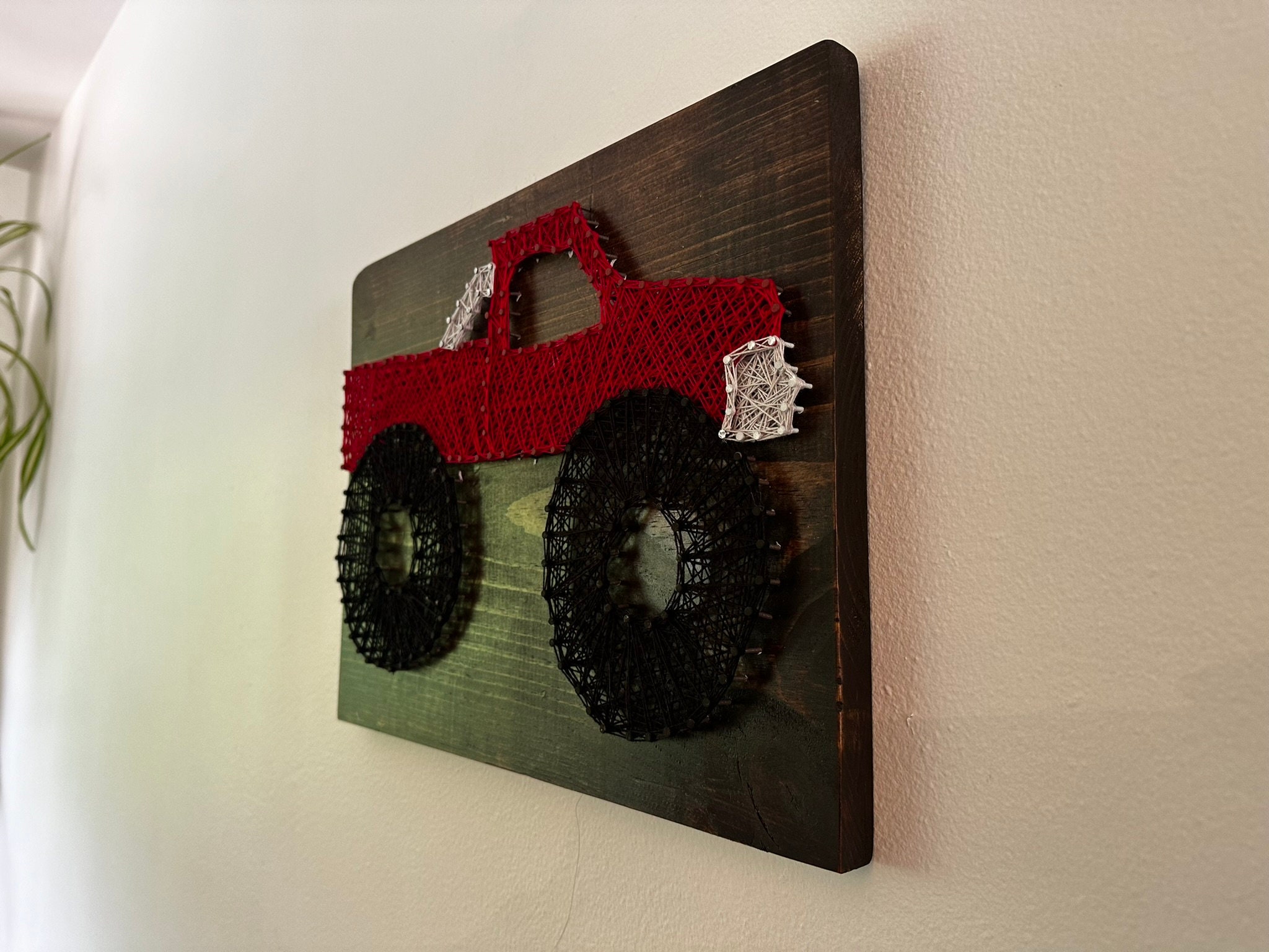Monster Truck String Art - Etsy