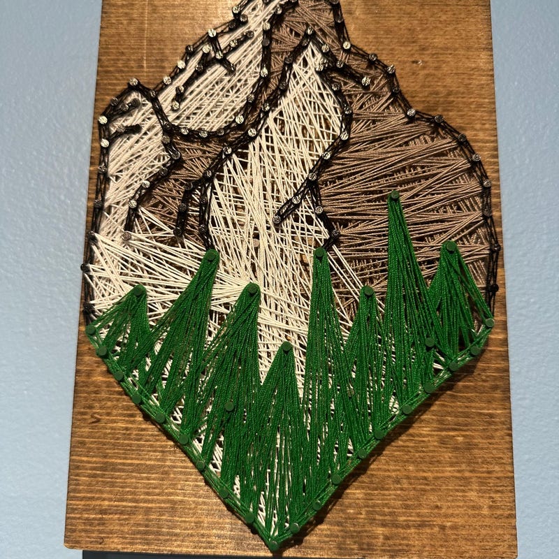Mountains String Art - Etsy
