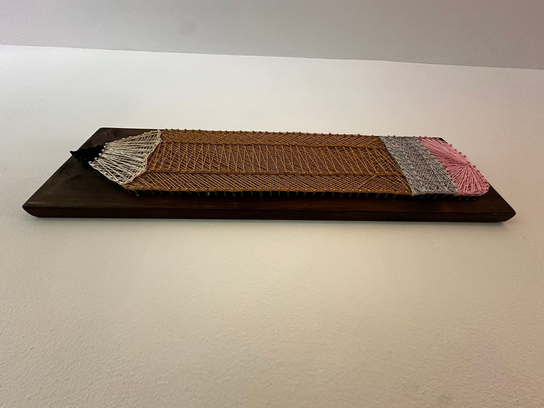 Jumbo Gold Pencil String Art - Etsy