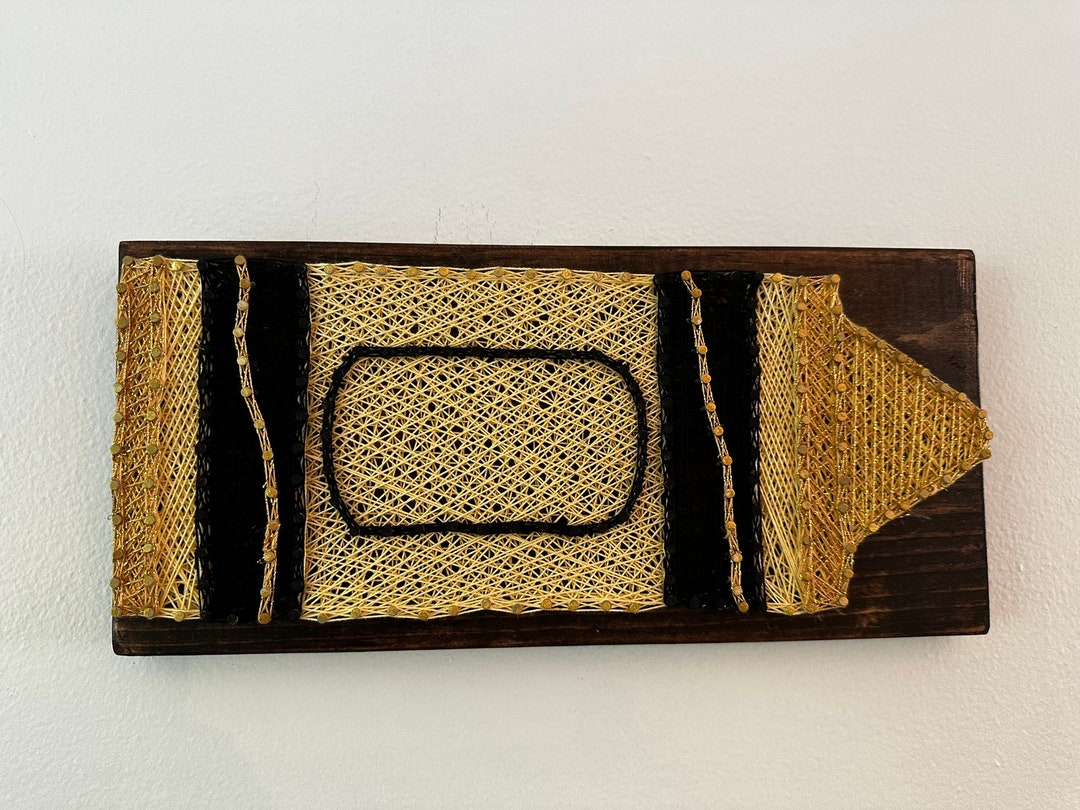 Gold Crayon String Art - Etsy