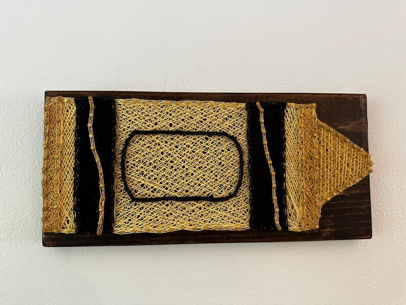 Gold Crayon String Art - Etsy