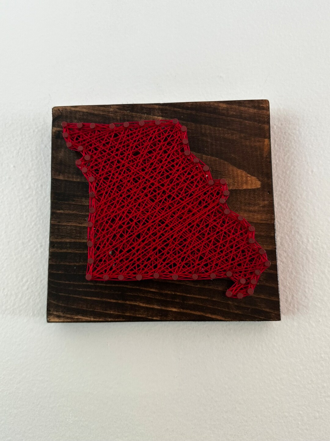 Red Missouri String Art - Etsy