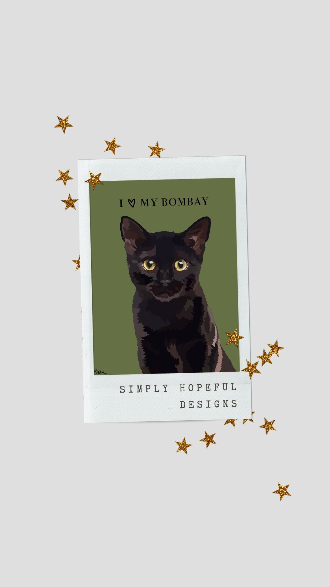 Digital I Love My Bombay Print - Etsy