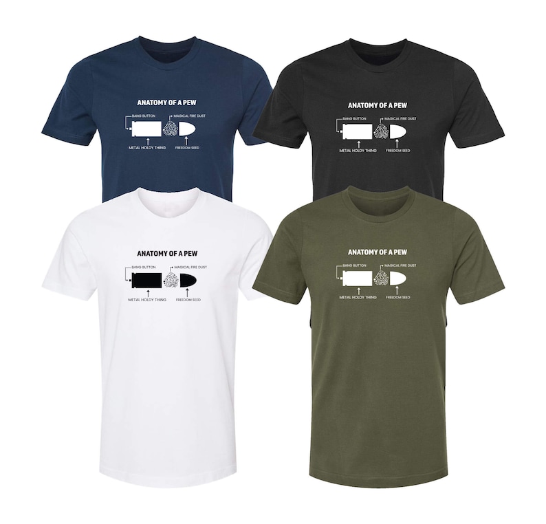 Anatomy of A Pew 9mm Shirt - Etsy